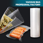 Factory Supply Customized Transparent Embossed Vacuum Heat Seal Pouch Storage Packing Film Food Packaging