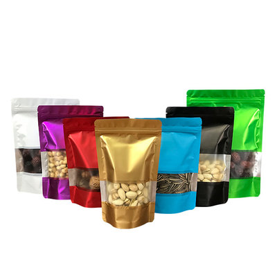 Hot Sale Zip Lock Packaging Bags Stand Up Pouch For Snack Food Packaging