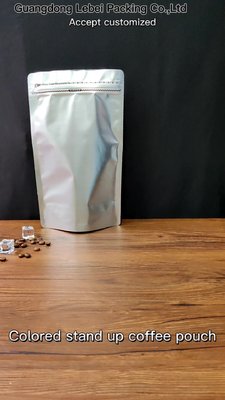 Factory Price Custom Print Reusable Stand Up Pouch With Ziplock Aluminum Foil Coffee Tea Bag Kraft Paper Bag